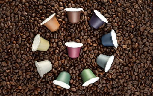 Home – compostable coffee capsules in brilliant colours: here the eye ...